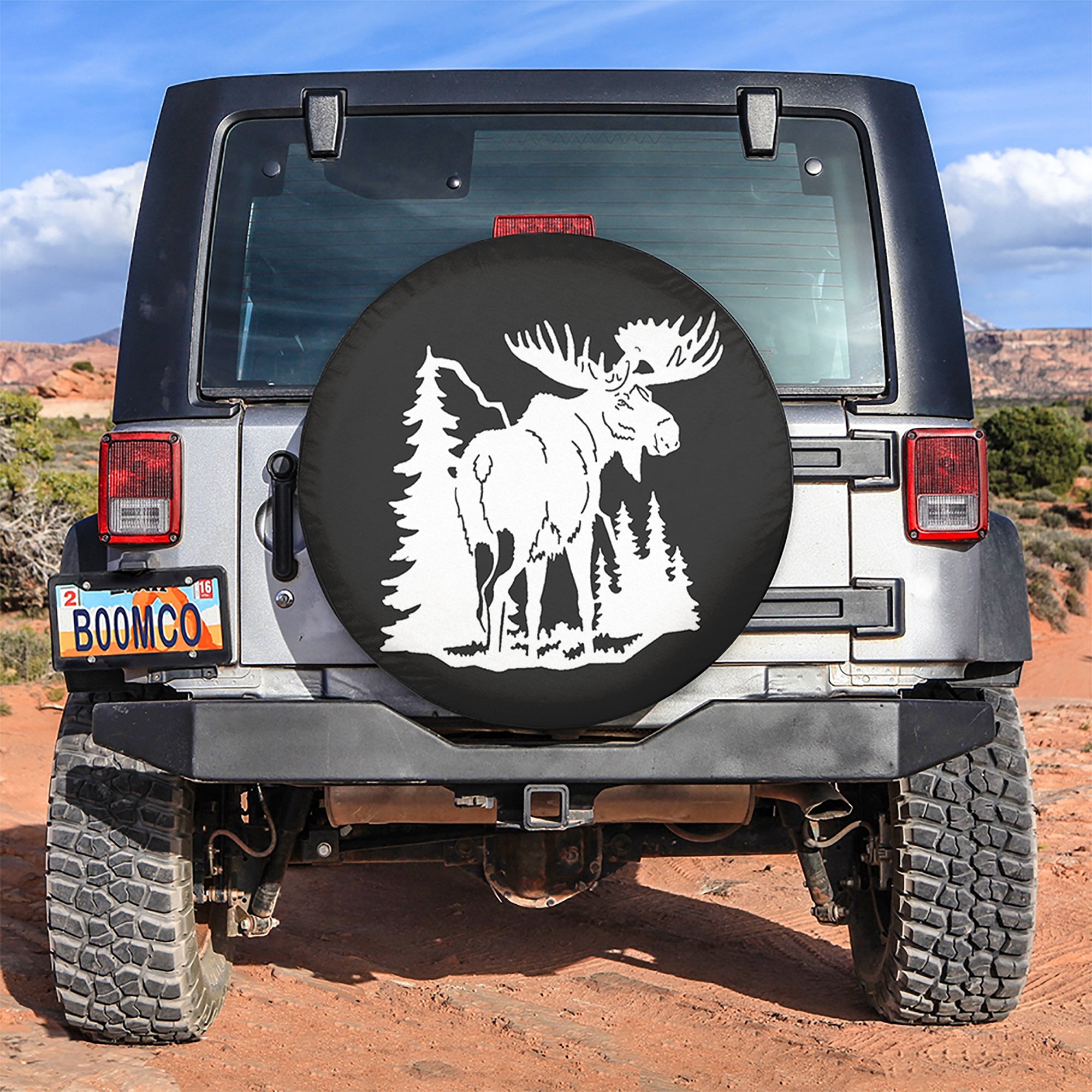 Moose Spare Tire Cover Gift For Campers - Nearkii