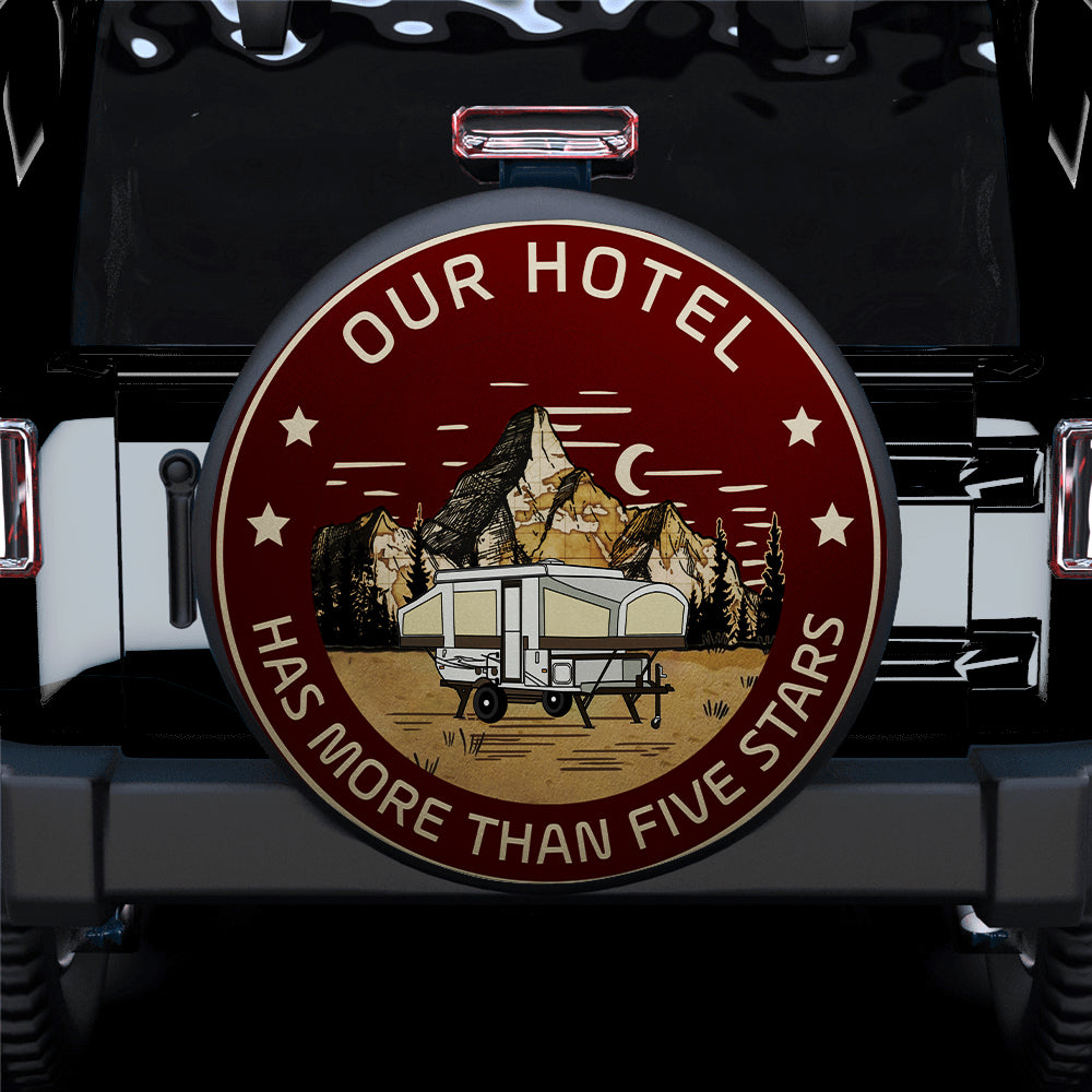 Our Hotel Has More Than Five Stars Jeep Car Spare Tire Cover T For